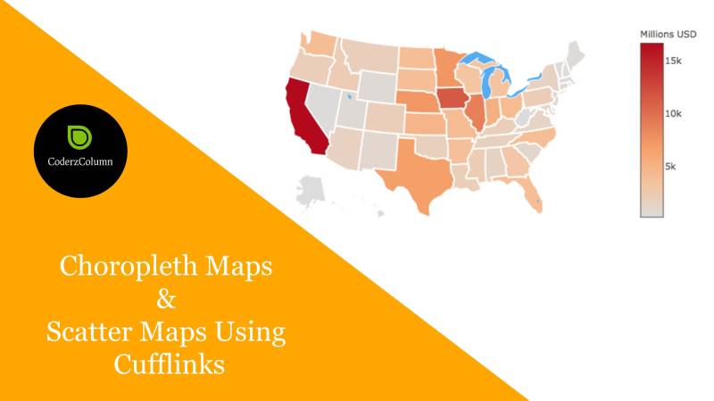 Choropleth Maps & Scatter Maps using cufflinks [Python]